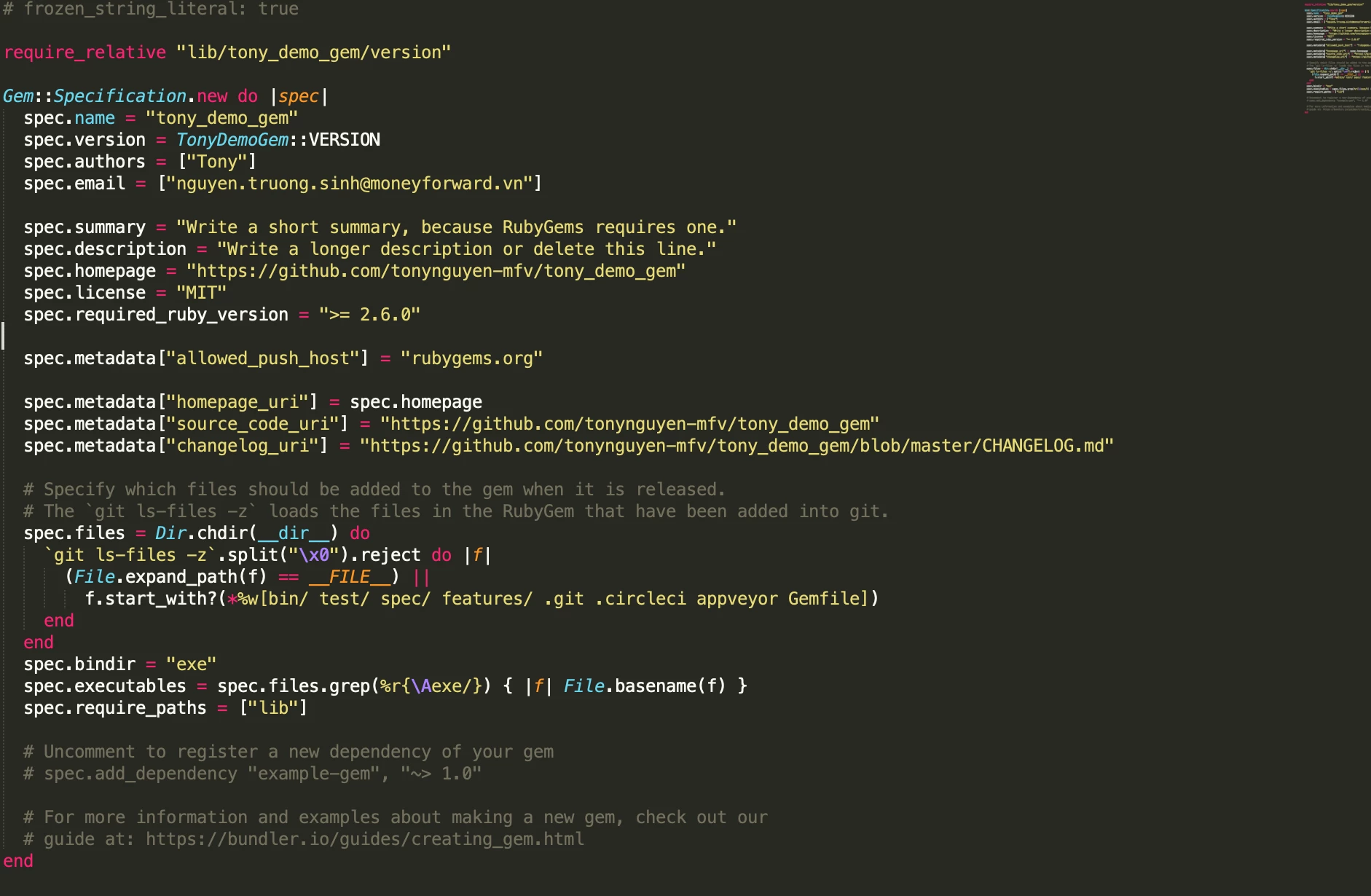 How to create your own gem in Ruby
